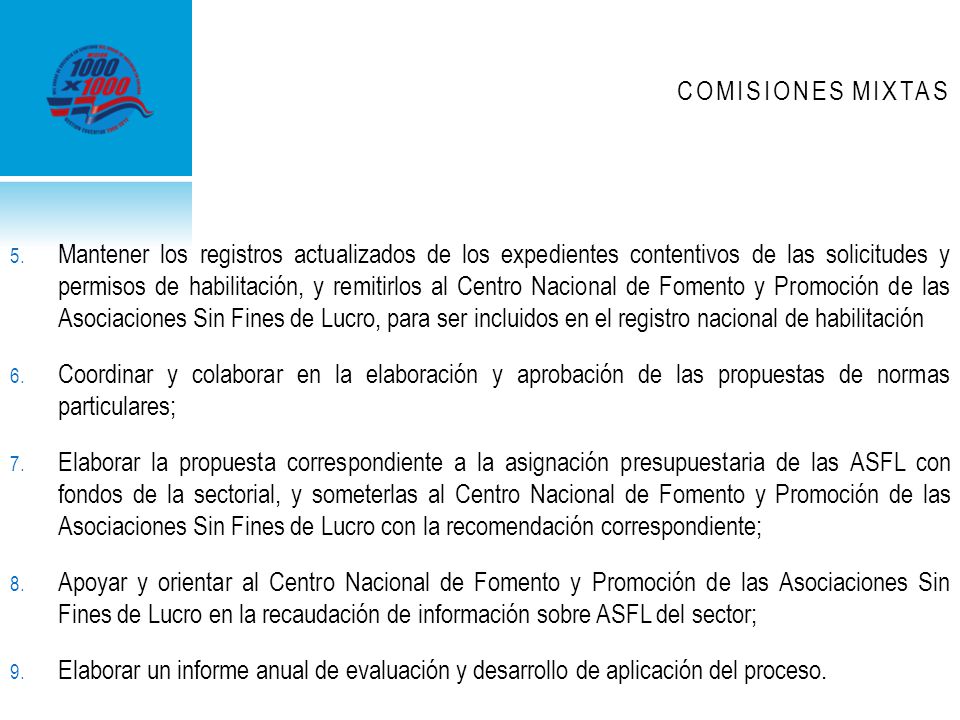 Normas De Funcionamiento De Las Comisiones Mixtas Vernucredito